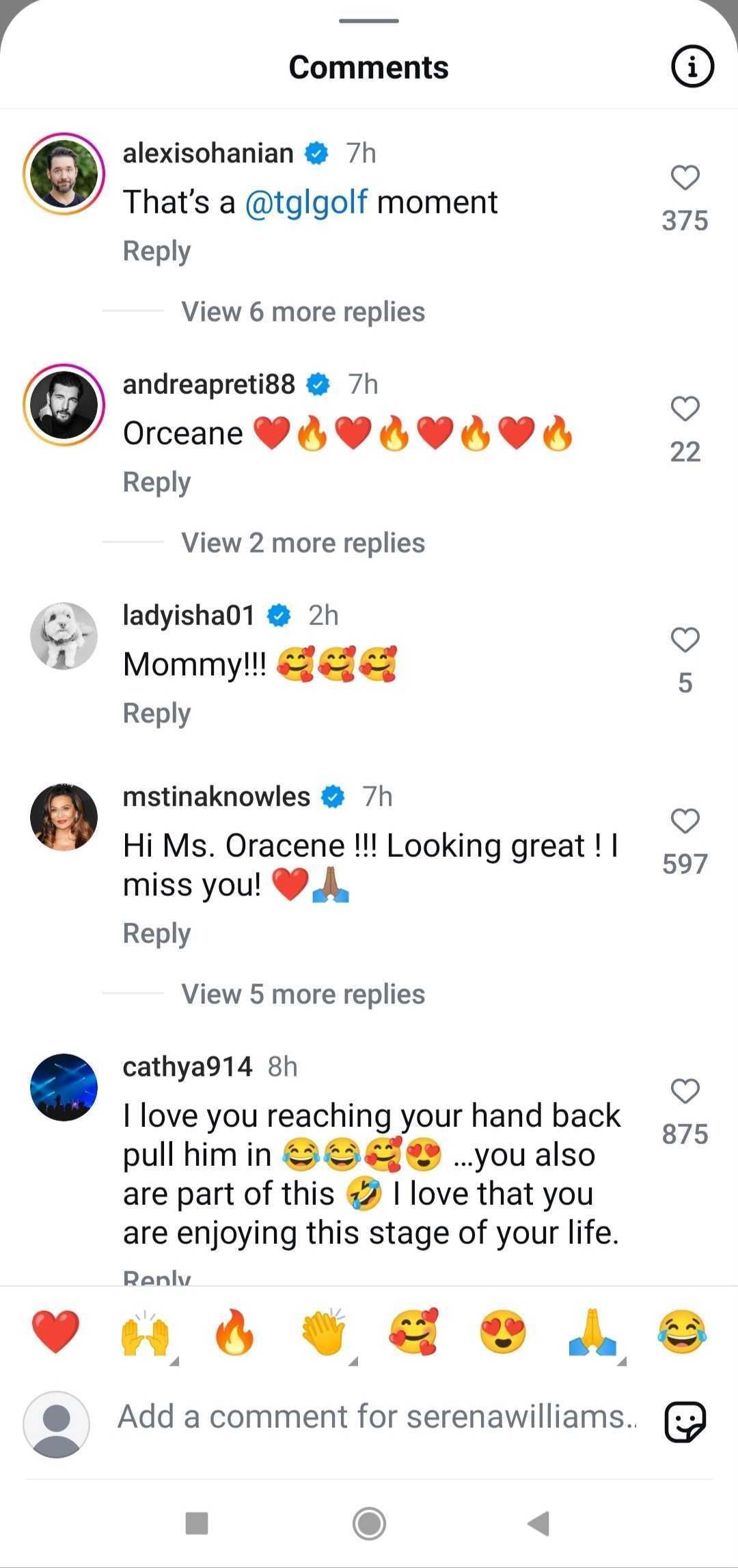 Venus Williams' boyfriend Andrea Preti drops 1-word tribute to her mother Oracene as Serena ...