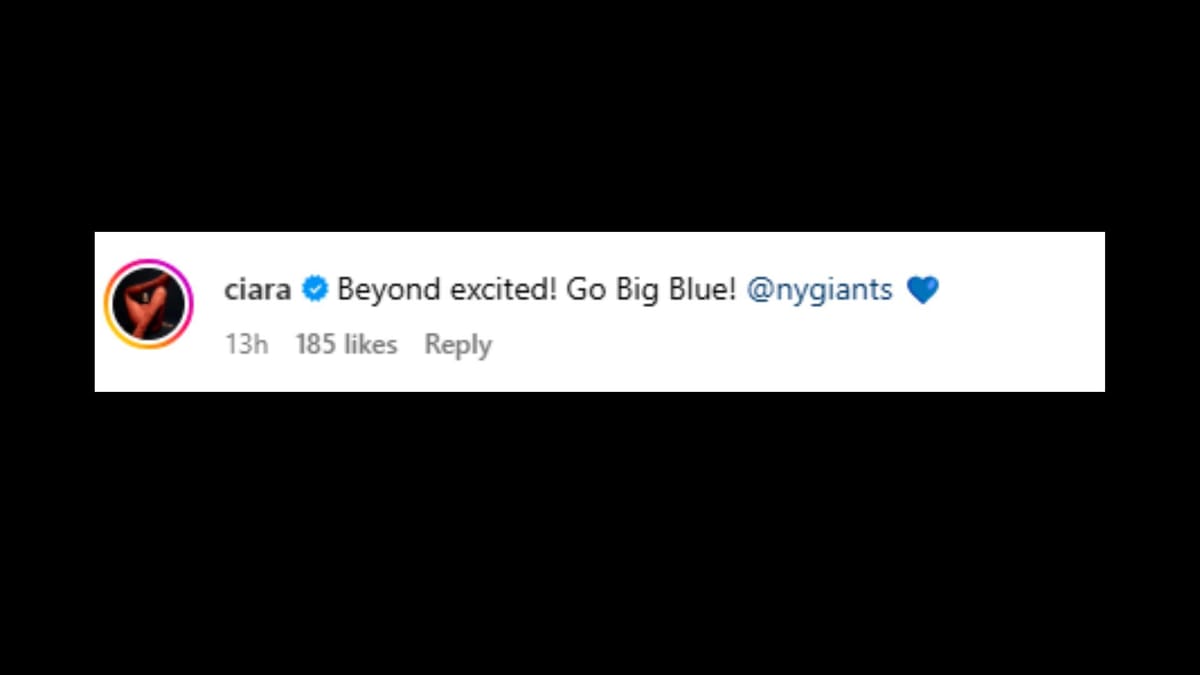 Russell Wilson's wife Ciara sends message to Giants fans following QB's ...