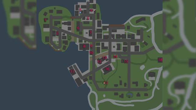 Schedule 1 map and all key locations explained