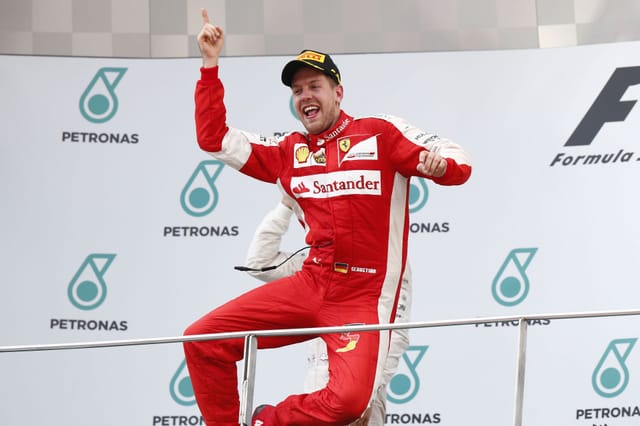 Ruth Buscombe shares heartwarming throwback of Sebastian Vettel winning ...