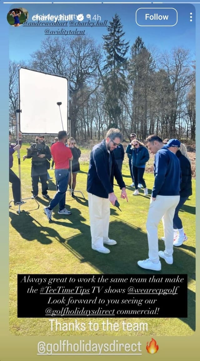 Charley Hull rocks white and blue outfit during UK golf holiday giant’s ...