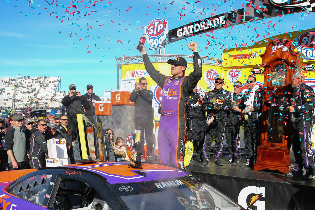 23XI Racing’s boss Denny Hamlin makes a strong case to ‘stop the shit ...