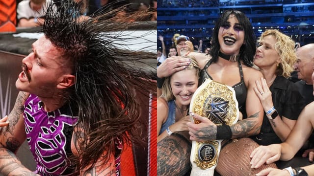 Rhea Ripley and Dominik Mysterio accidentally caught together with ...