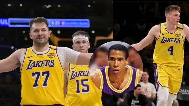 Klay Thompson's dad Mychal Thompson hyped over Lakers trio of Luka ...