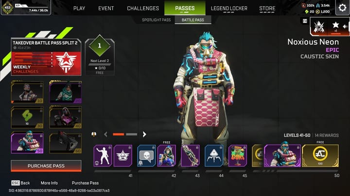 Apex Legends Season 24 Split 2 Battle Pass: All rewards and how to unlock