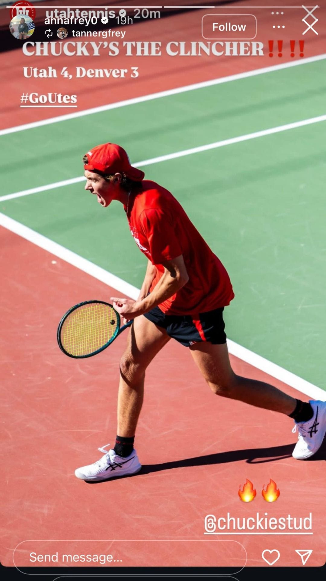 $681,000 NIL-valued tennis sensation Anna Frey shares her reaction to brother Charles Frey's ...