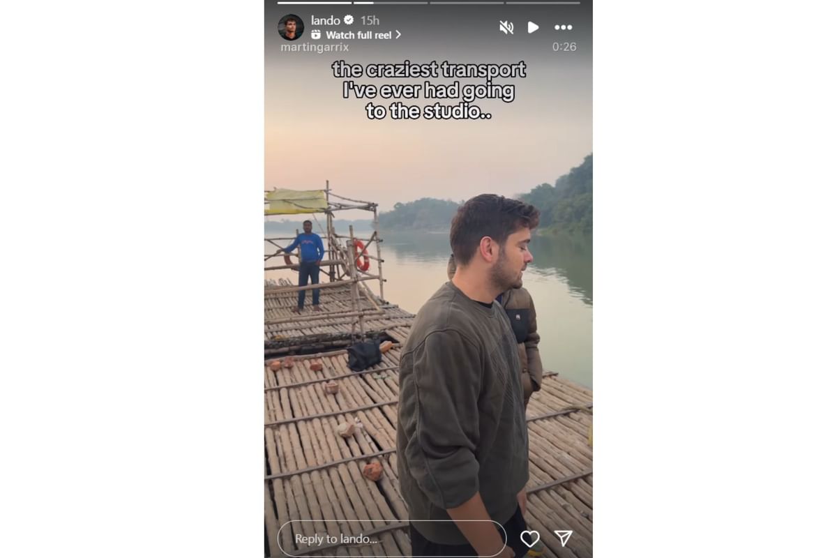 Lando Norris shares IG reel of his friend Martin Garrix visiting Indian superstar Arijit Singh's ...