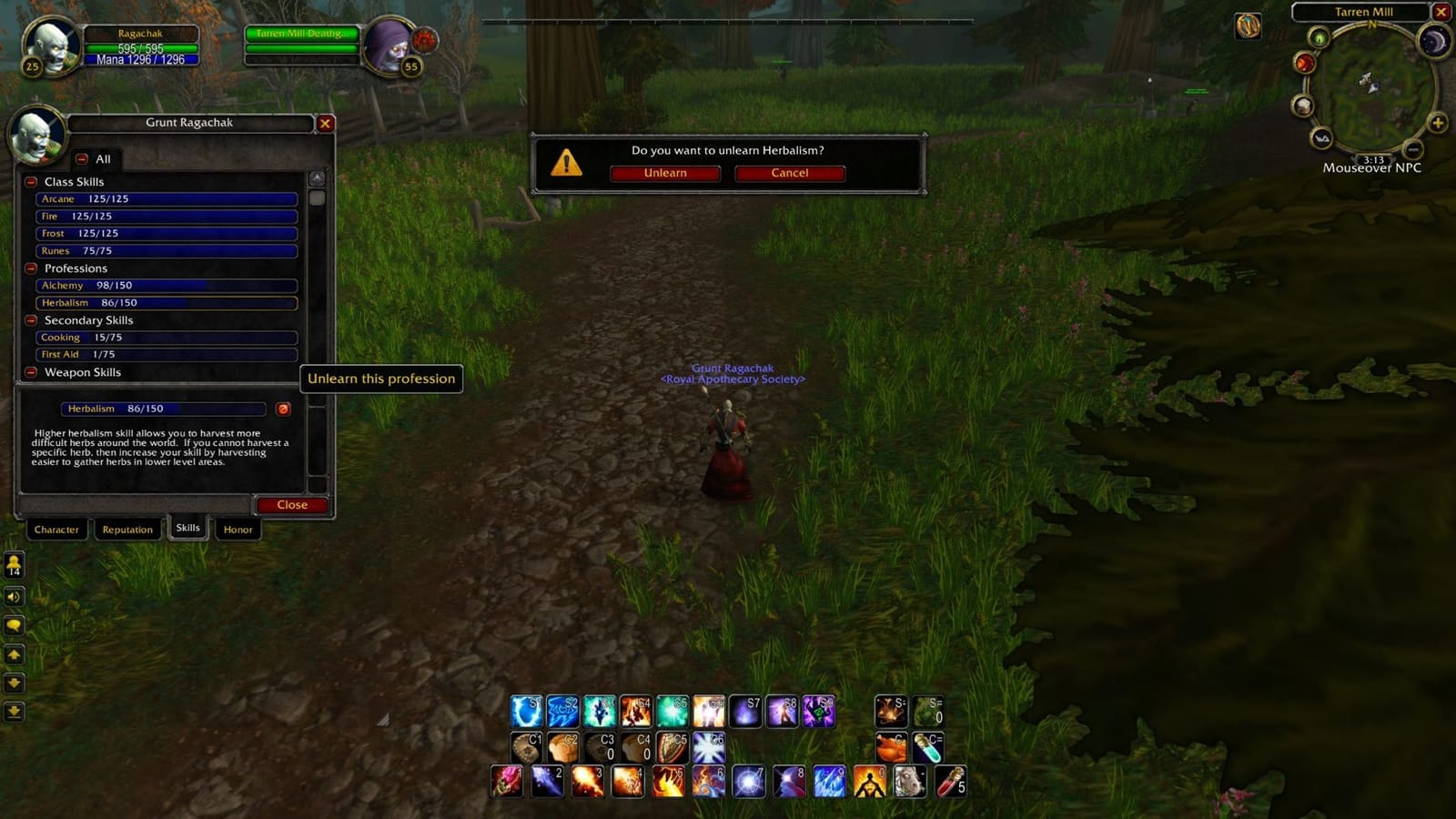 WoW Classic: How to unlearn a profession