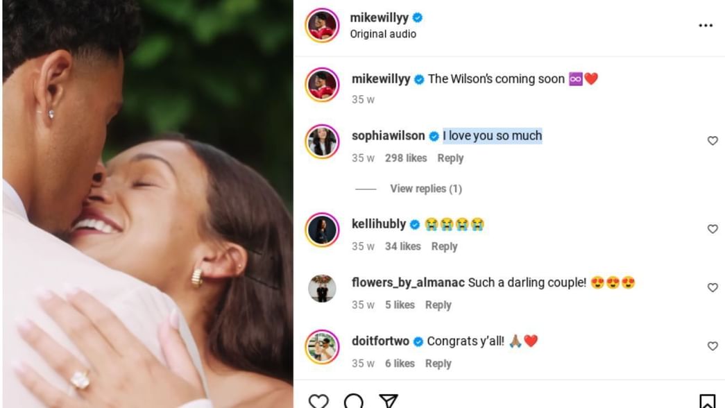 Michael Wilson: In Pics: Cardinals WR Michael Wilson and USWNT star Sophia Smith announce ...