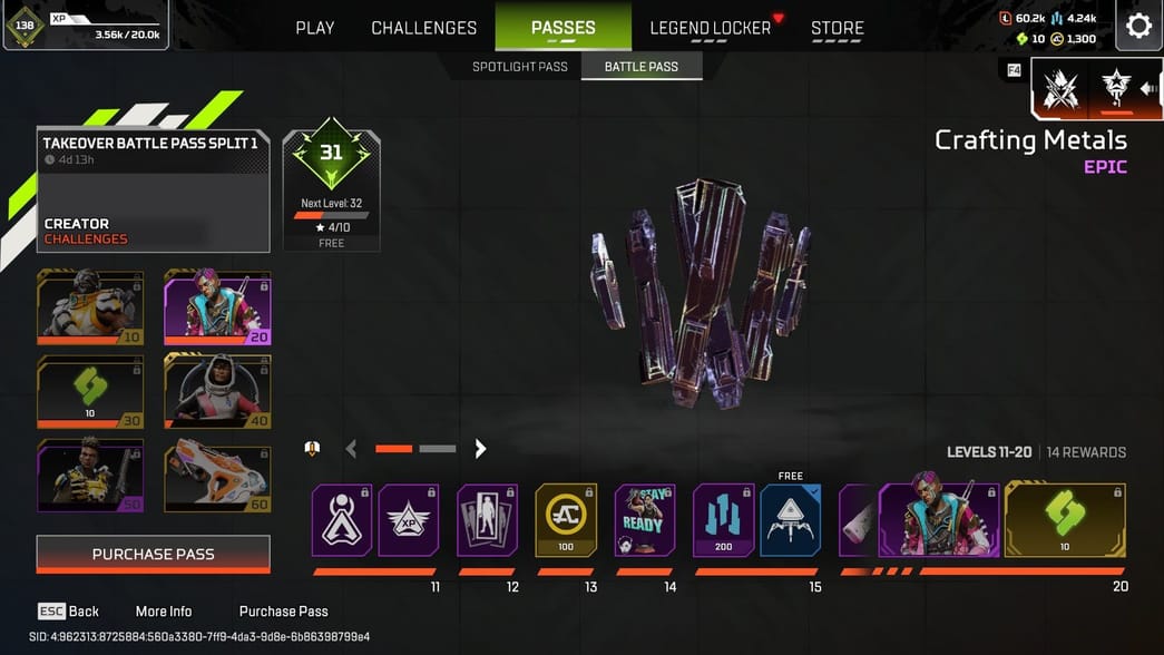 When does Apex Legends Season 24 Split 1 end?