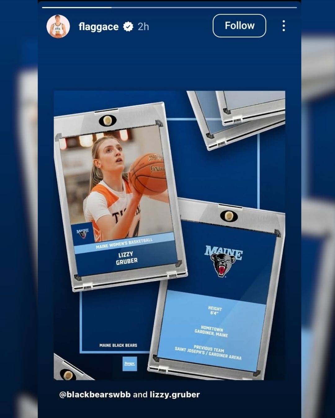 Cooper Flagg's twin Ace Flagg's girlfriend Lizzy Gruber transfers to ...