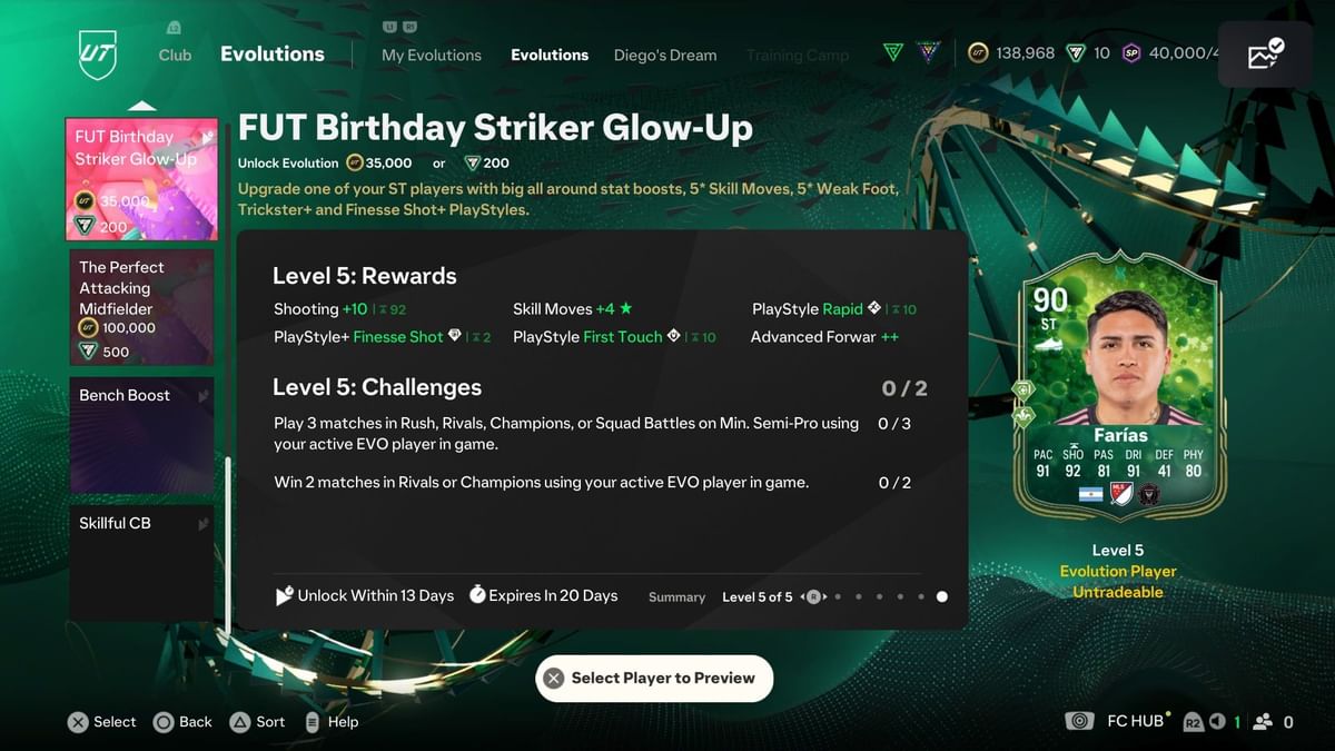 EA FC 25 FUT Birthday Striker Glow-Up Evolution: Best players to use, all upgrades, requirements ...