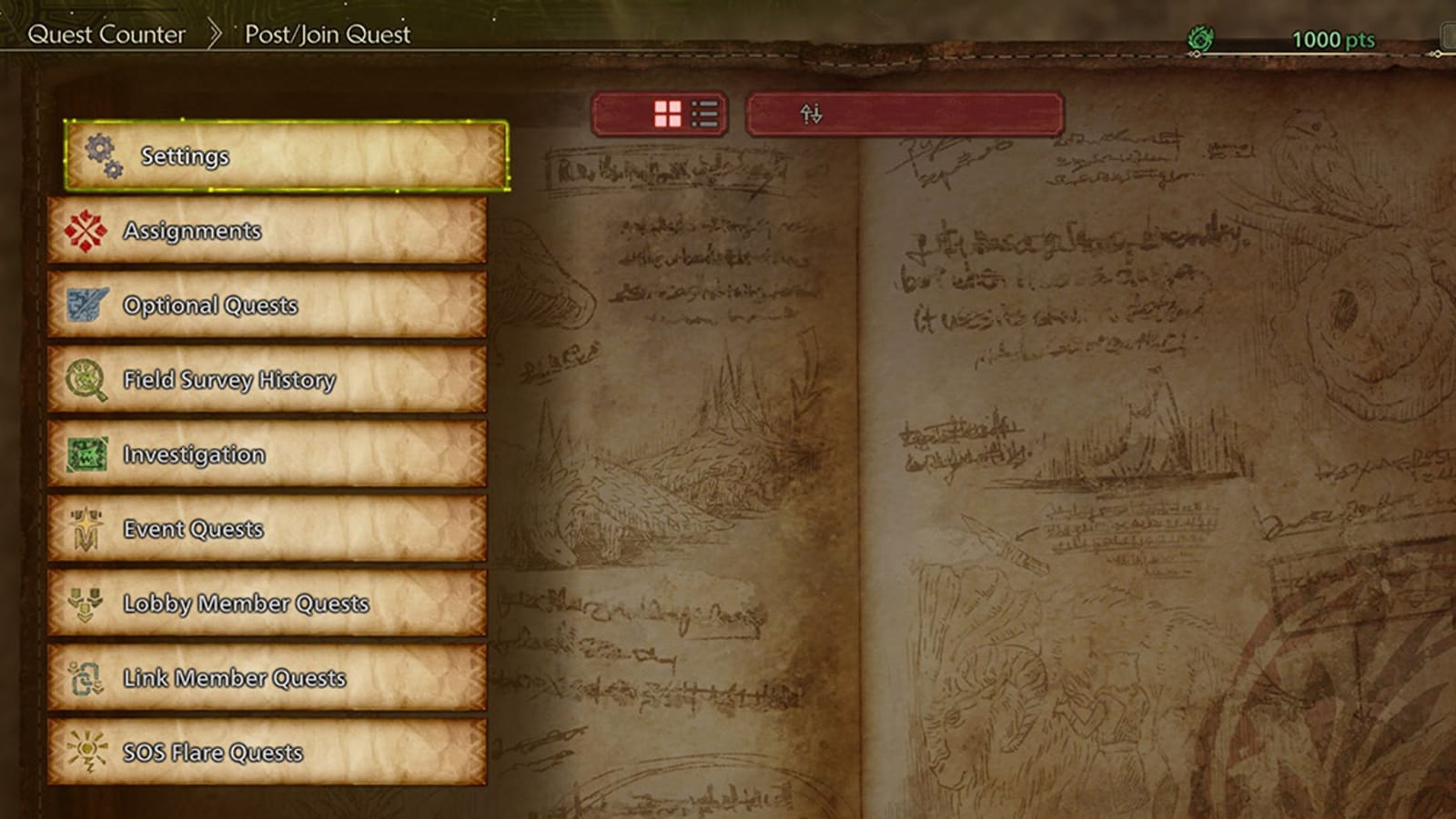 How to replay Optional Quests in Monster Hunter Wilds
