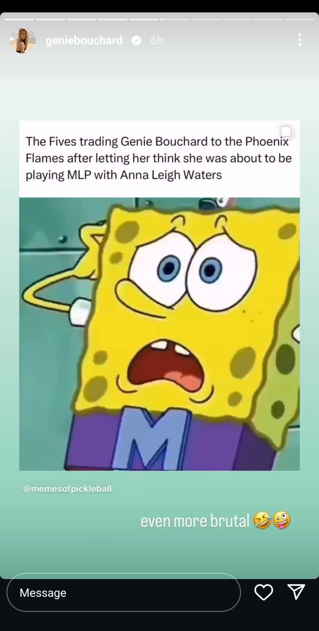 Eugenie Bouchard left amused by memes about her trade to Phoenix Flames ...