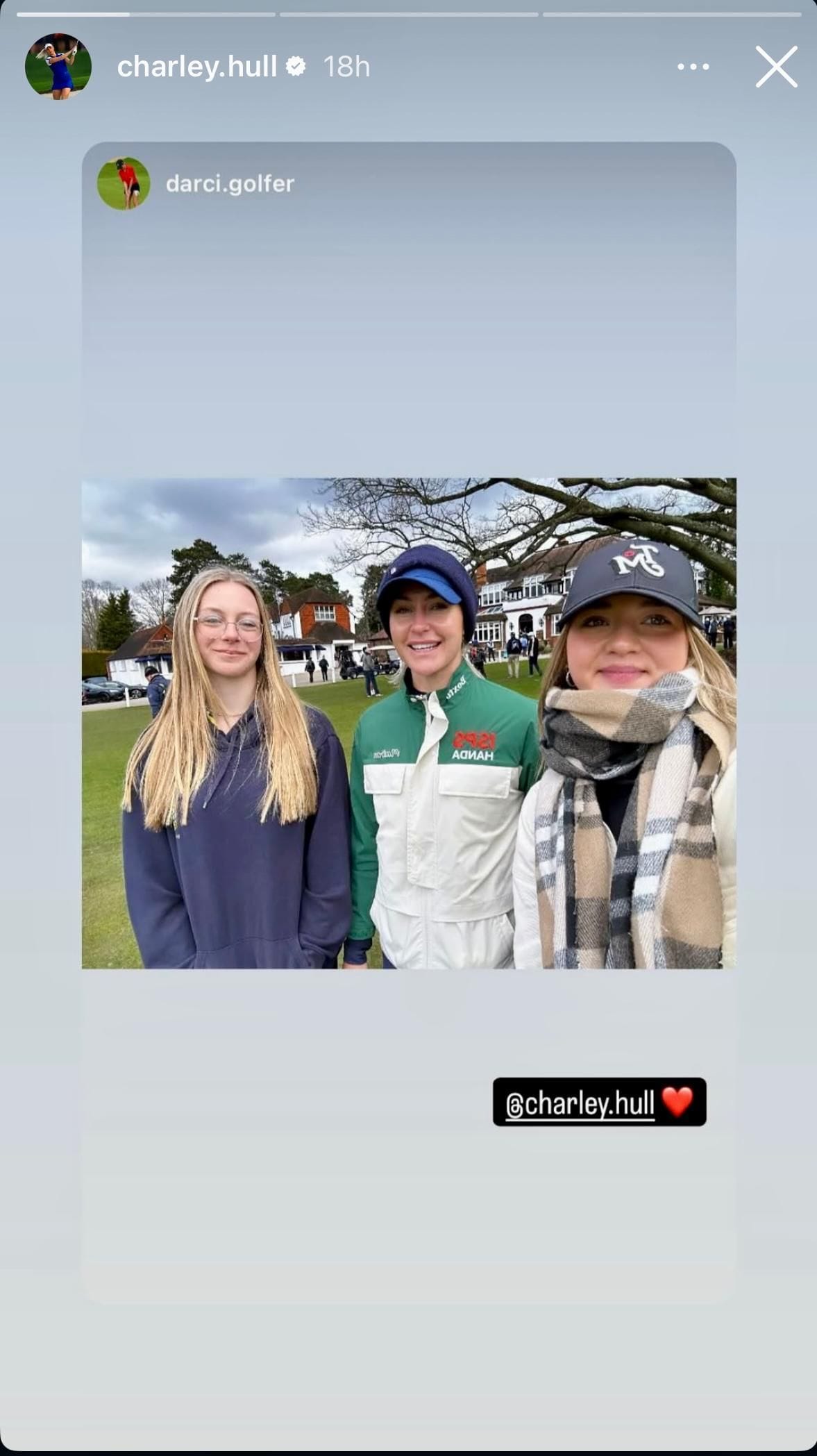 Hull: Charley Hull goes out with 15-Y/O Amateur golfer as she shares ...