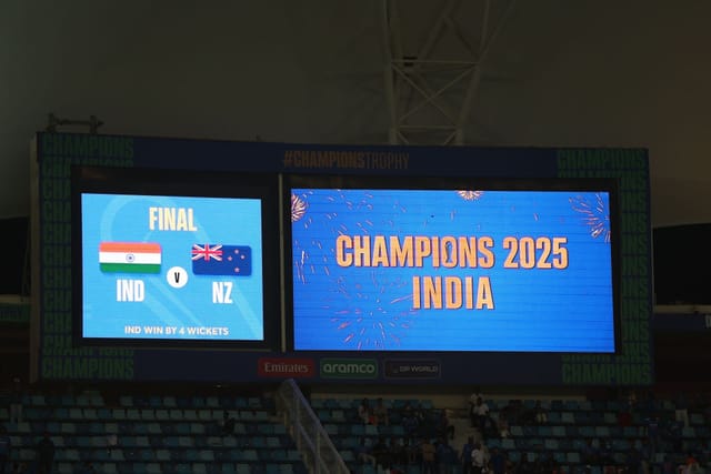 ICC Champions Trophy: Full list of winners from 1998 to 2025