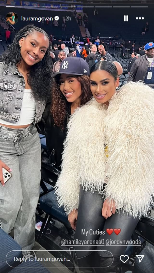 "My cuties": Gilbert Arenas' ex Laura Govan poses in white in a sweet ...