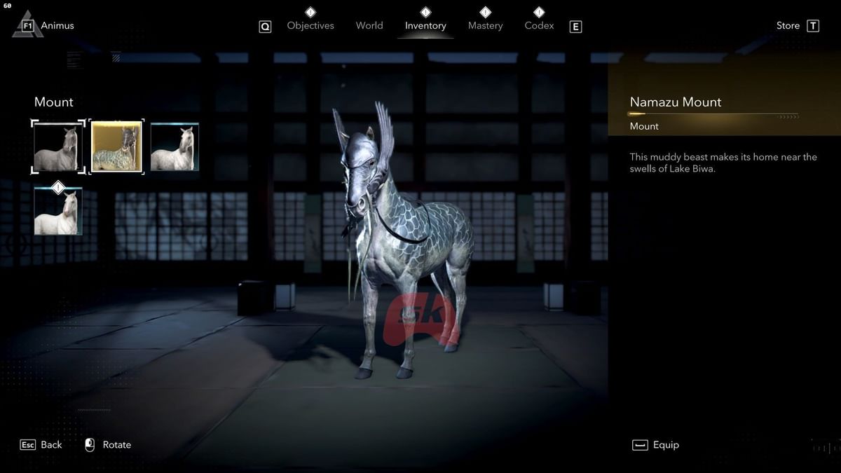 How to get the Namazu Mount in Assassin's Creed Shadows