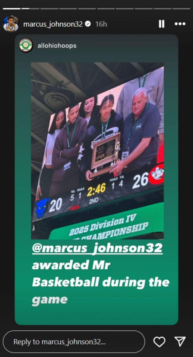 Ohio State commit Marcus Johnson flaunts his prestigious Ohio ...