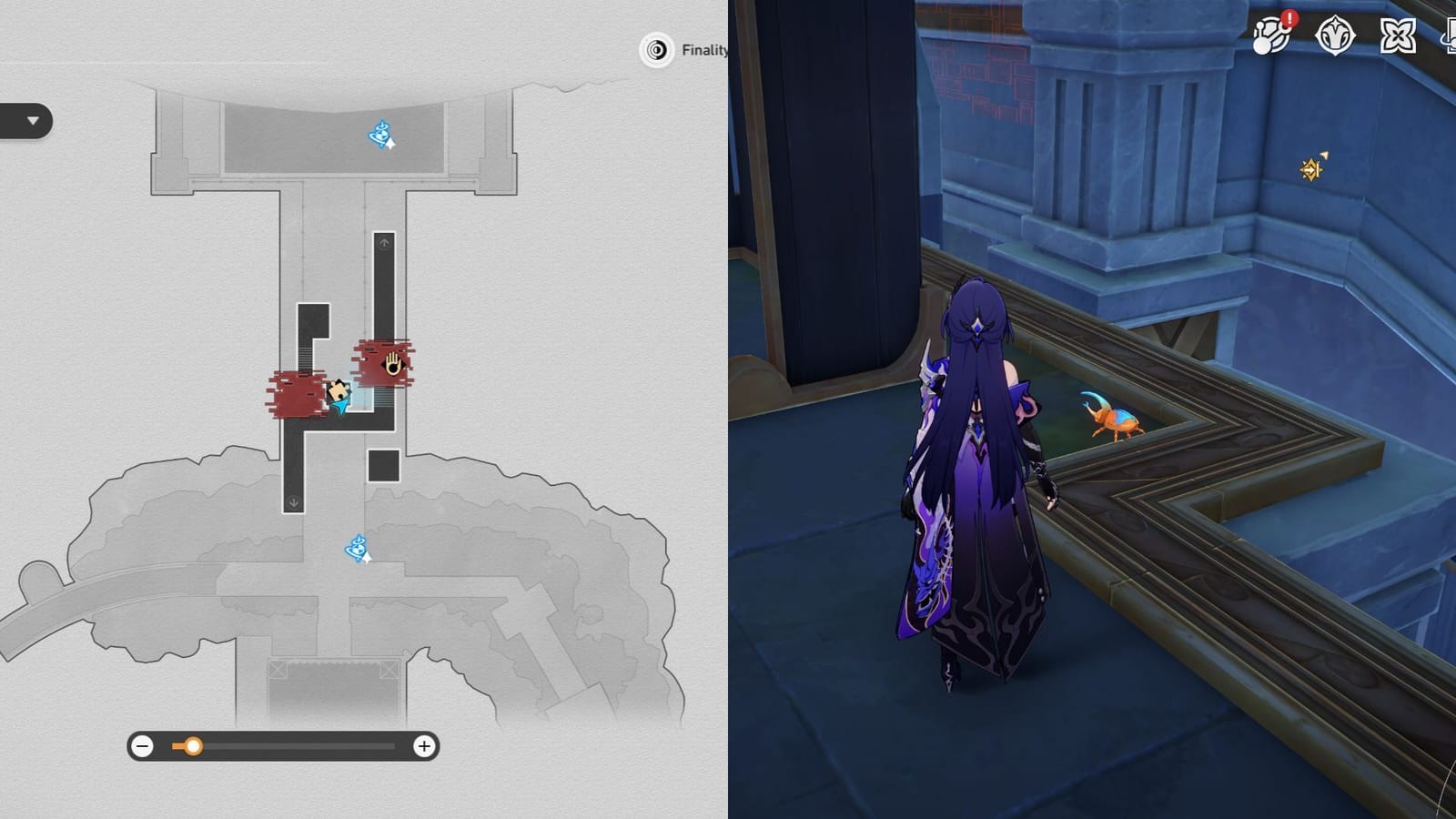 Honkai Star Rail Sanctum of Prophecy Janusopolis Nymph locations