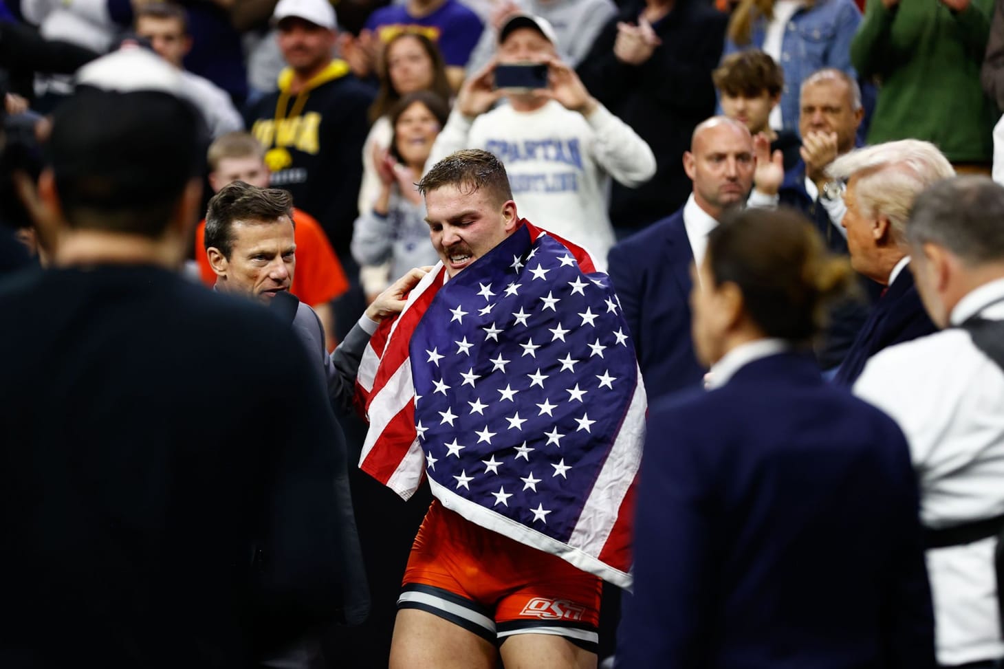 Gable Steveson-conqueror Wyatt Hendrickson reveals Donald Trump’s ...