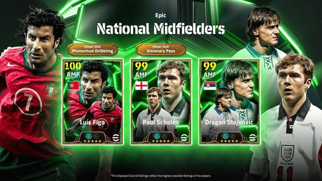 eFootball 2025 National Midfielders Special Players list: Epic cards ...