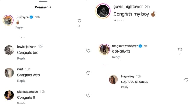 LeBron James' son Bryce James reacts to support Wesley Waddles ...