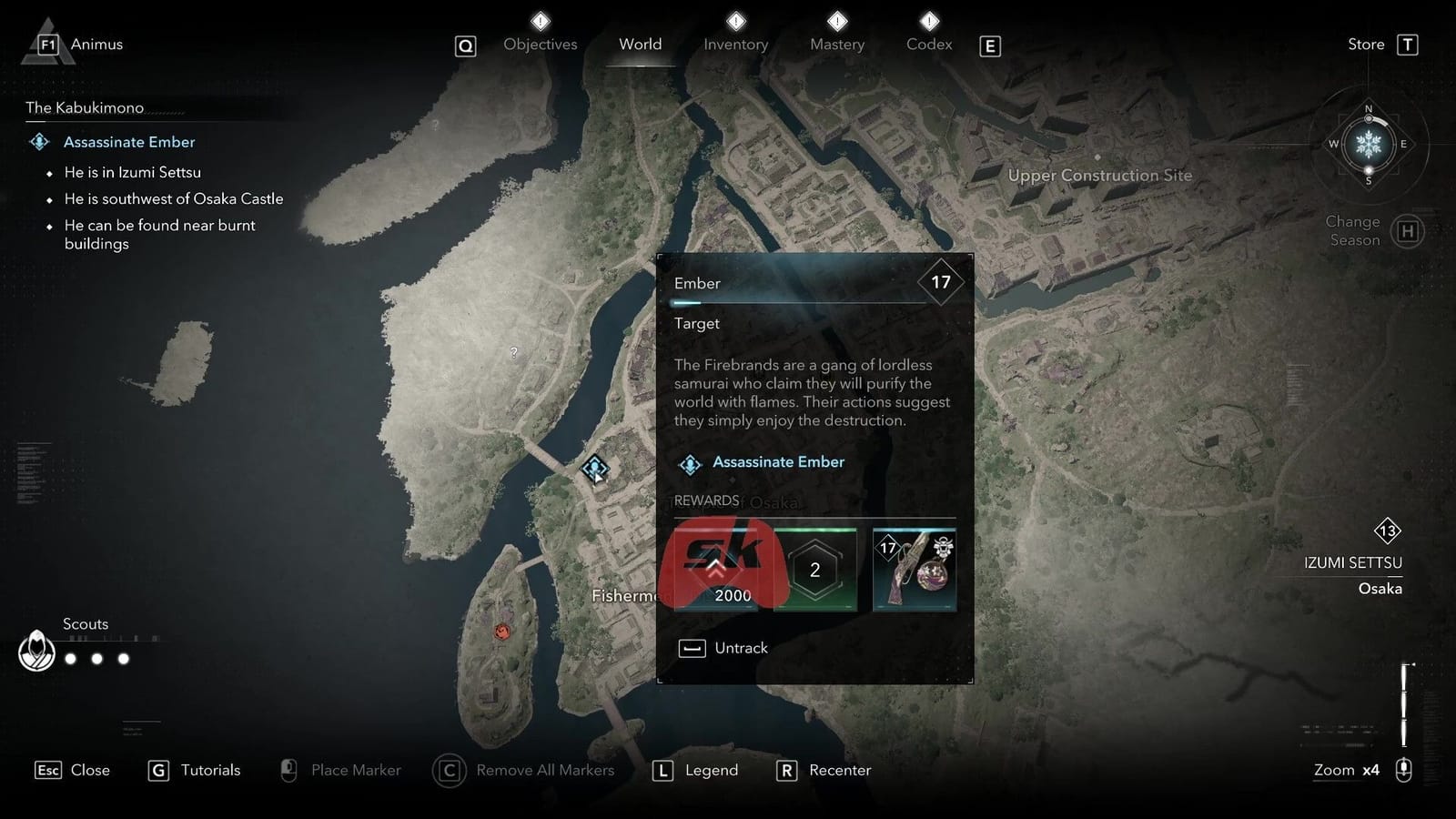 Ember: Assassin's Creed Shadows: How to beat Ember (Kabukimono)