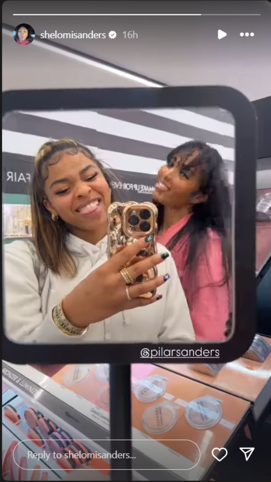 WATCH: Deion Sanders’ ex-wife Pilar Sanders and daughter Shelomi spend ...