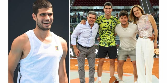 In Pictures: Carlos Alcaraz enjoys quality time with his parents and ...