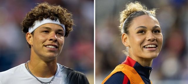 Ben Shelton's girlfriend Trinity Rodman shows her affection for the ...