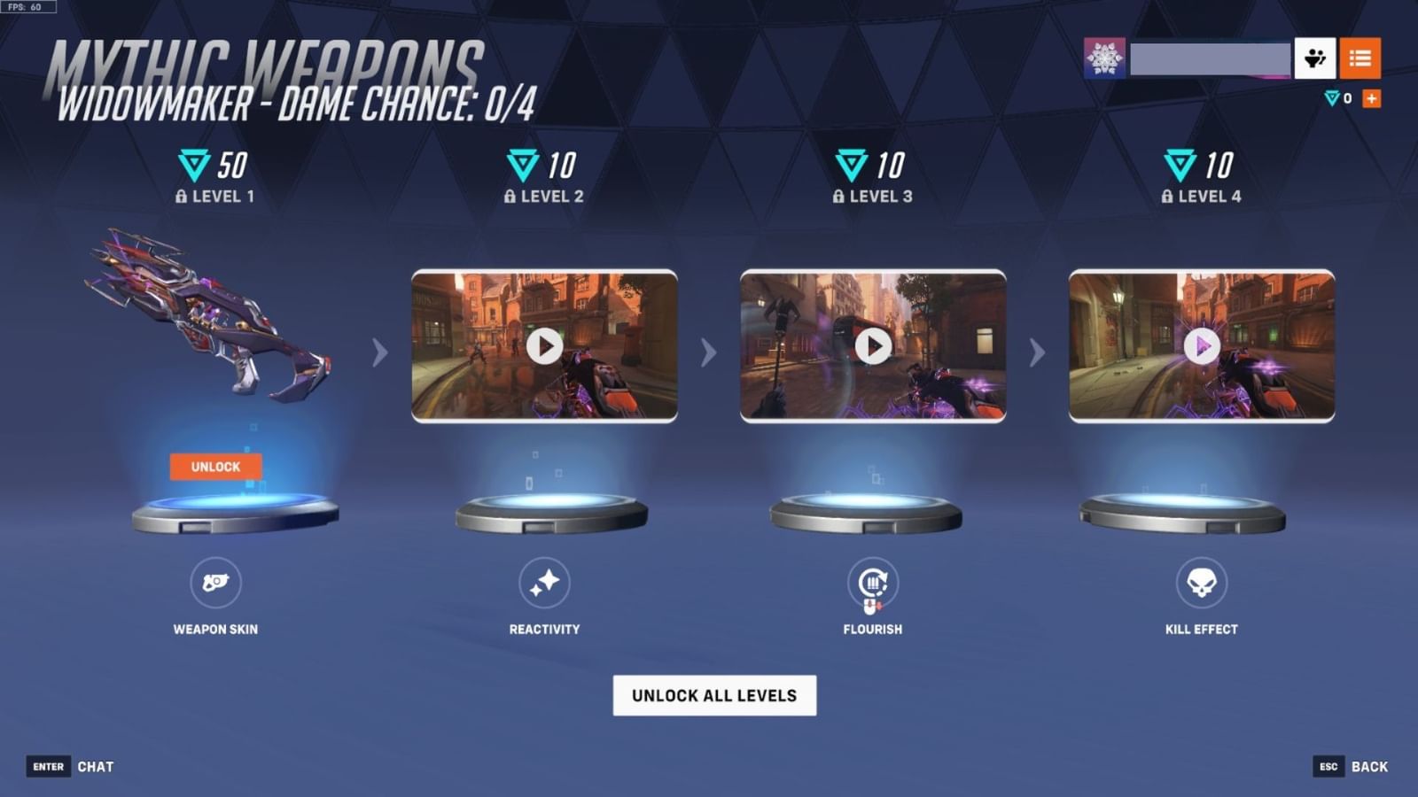 Widowmaker Mythic weapon skin in Overwatch 2: All variants, how to ...