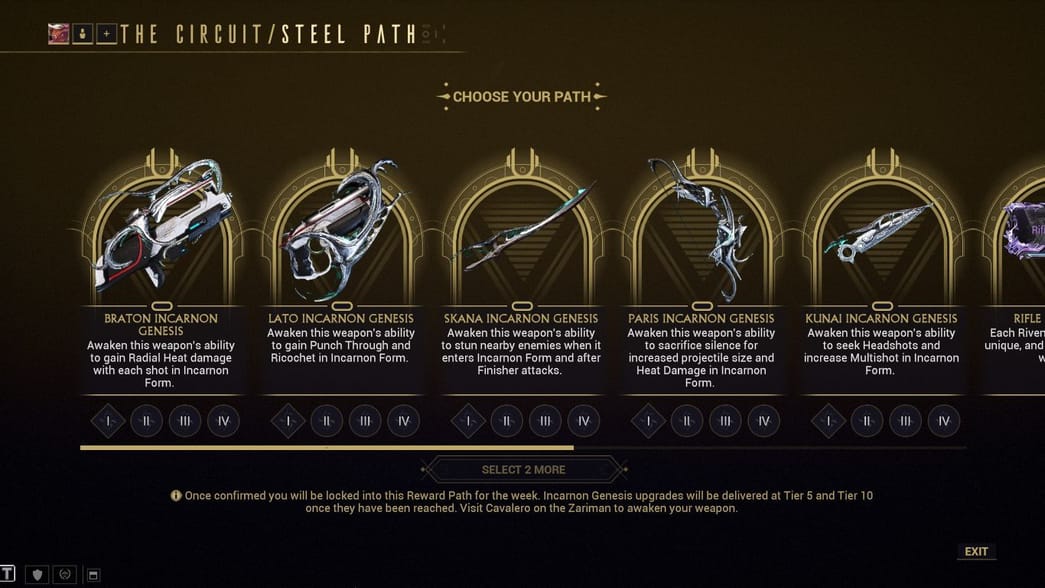 Warframe Incarnon Genesis rotation this week (July 14 - 20)