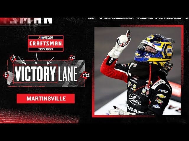 WATCH: Daniel Hemric celebrates first NASCAR Truck Series victory with ...