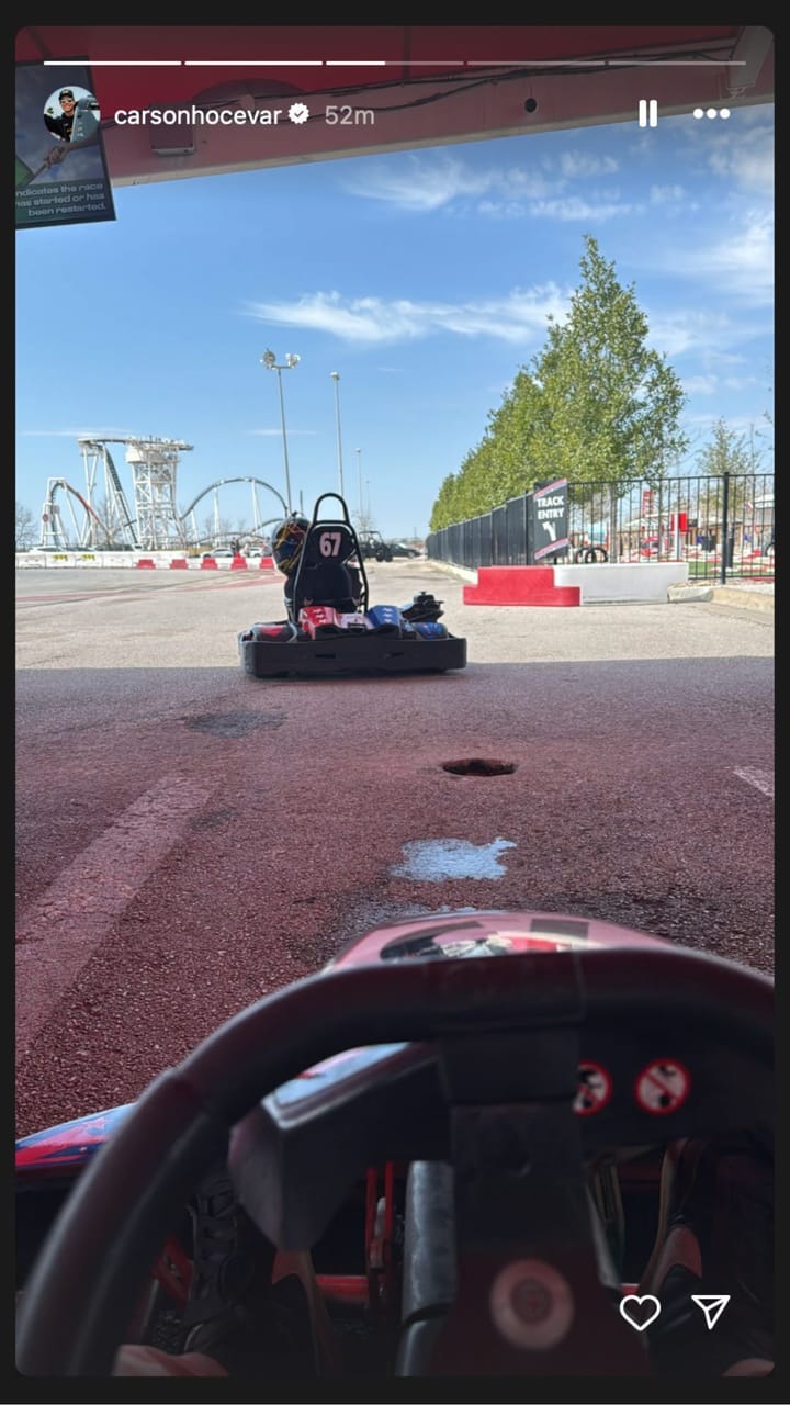 Carson Hocevar hits the go-kart track ahead of first road-course race ...