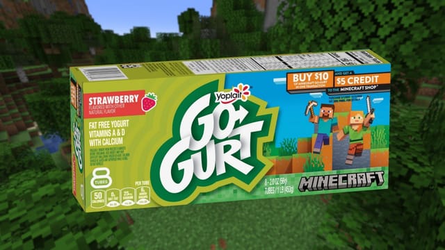 Go-GURT partners with Minecraft to release limited-edition yogurt lineup