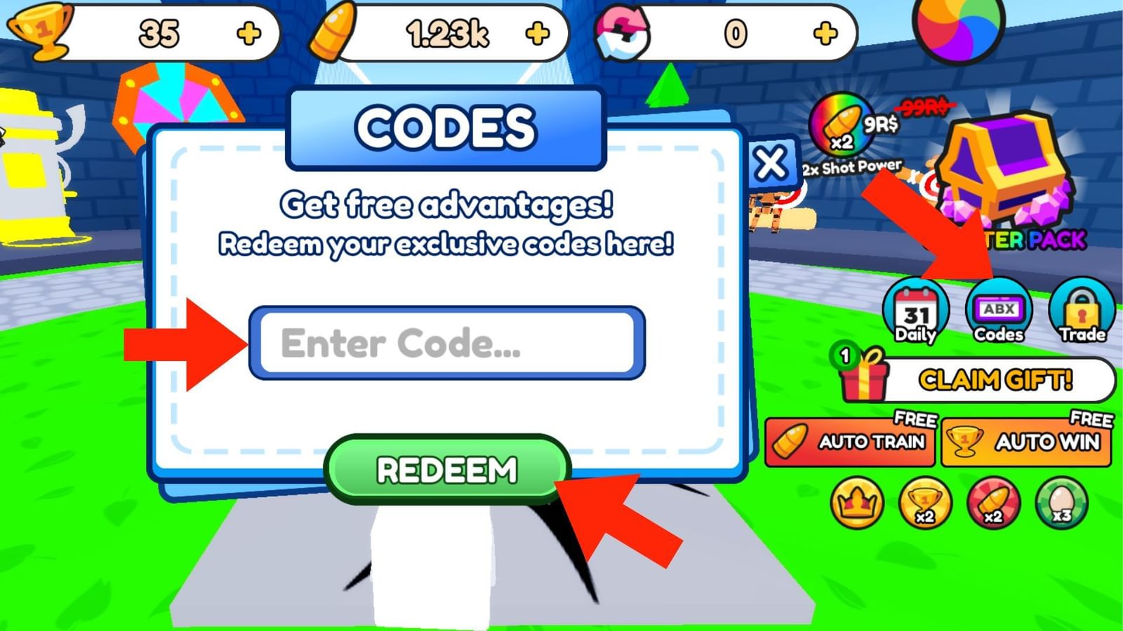 Shooting Simulator codes