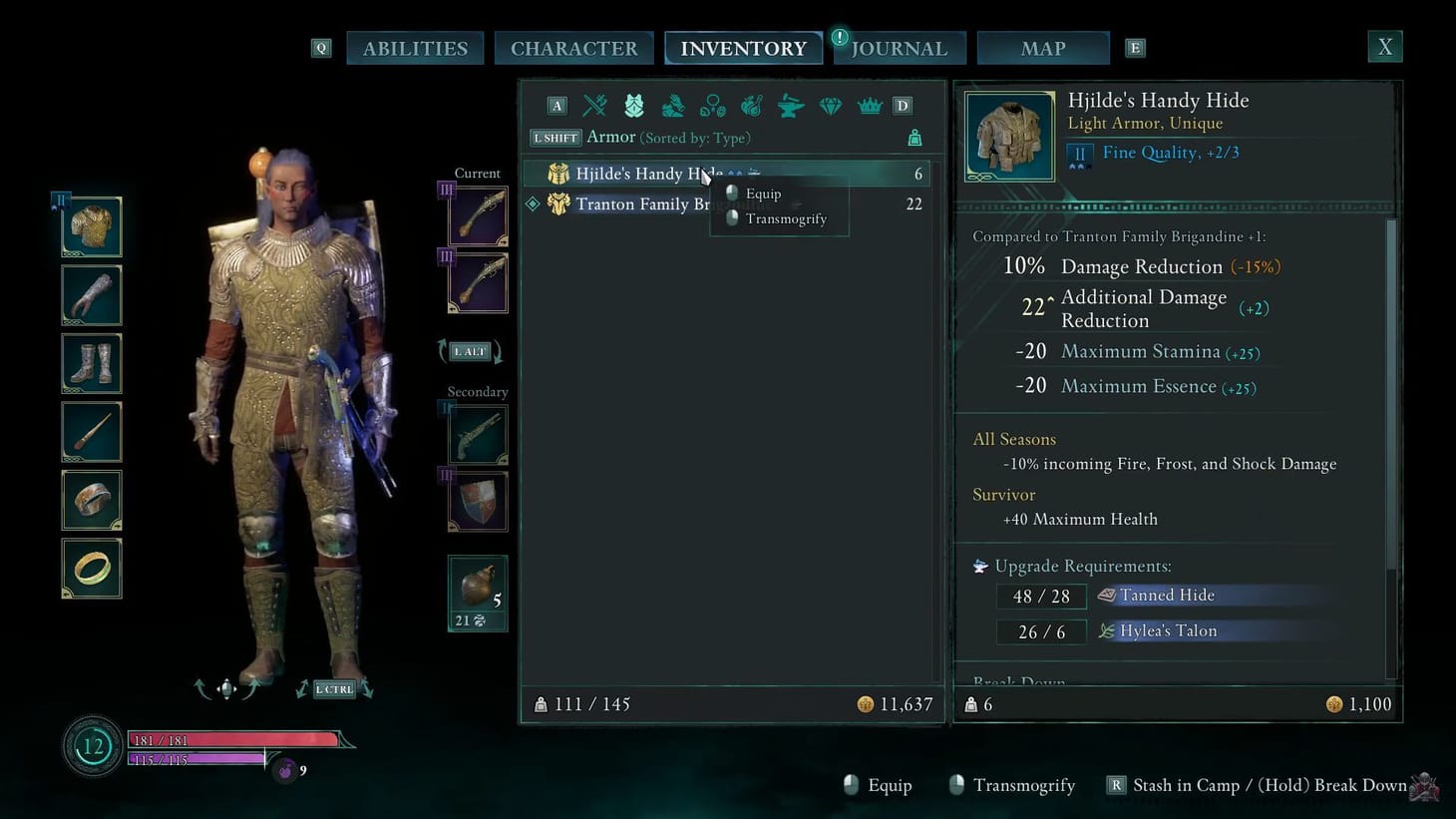 All Unique Armors in Avowed