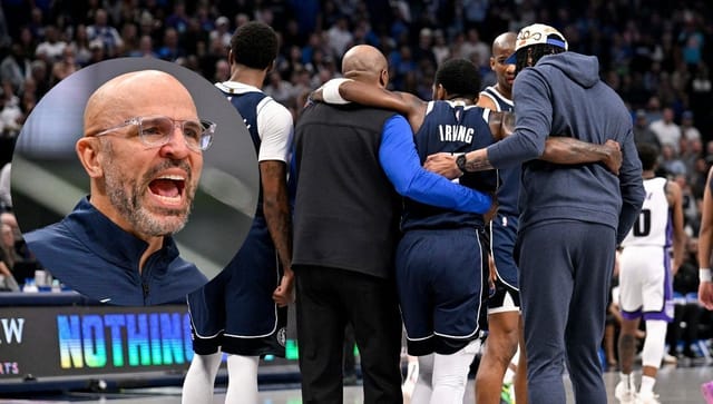 Jason Kidd doesn't mince words after Kyrie Irving goes down with ...