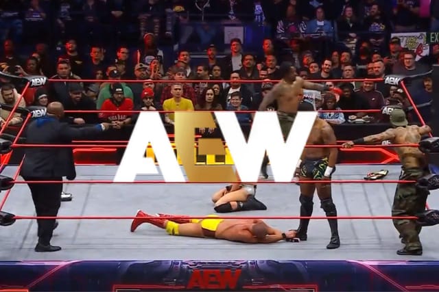BREAKING: AEW official FORCED to abruptly end major title match on ...