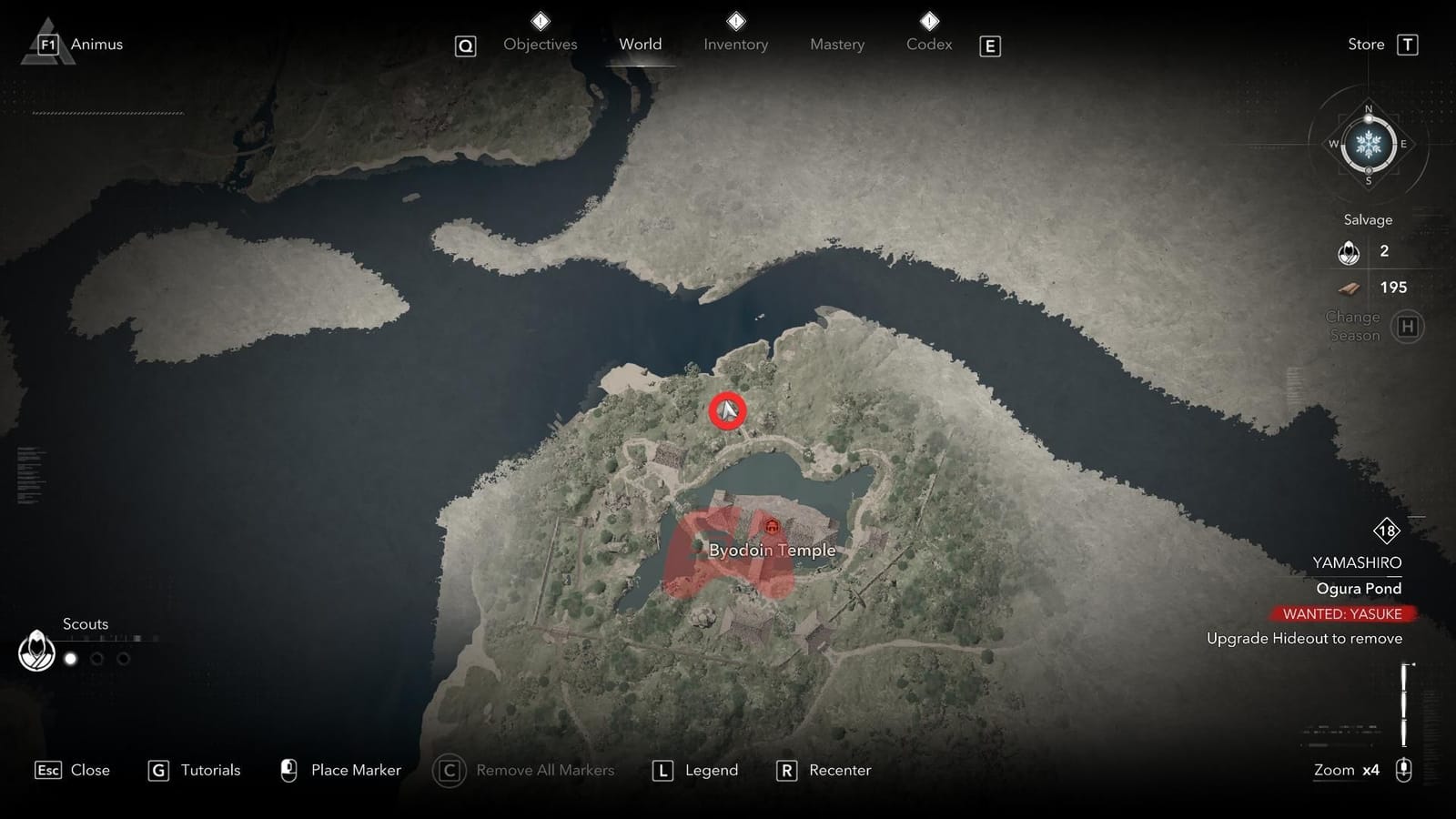 All Lost Page locations of Byodoin Temple in Assassin's Creed Shadows