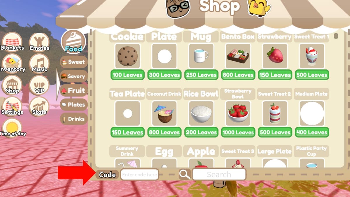 Picnics n Plushies codes