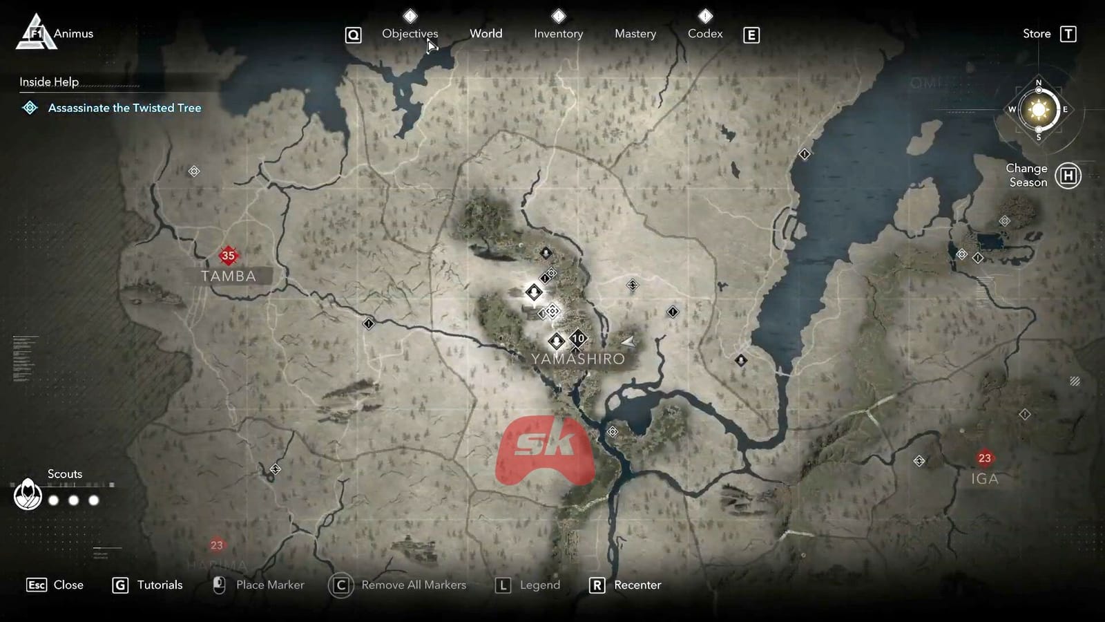 Where to find all Yamazaki Castle Samurai Daishos in Assassin's Creed ...