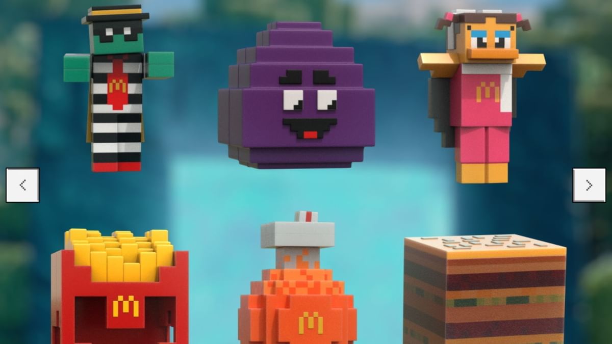 All McDonald's Minecraft Happy Meal toys