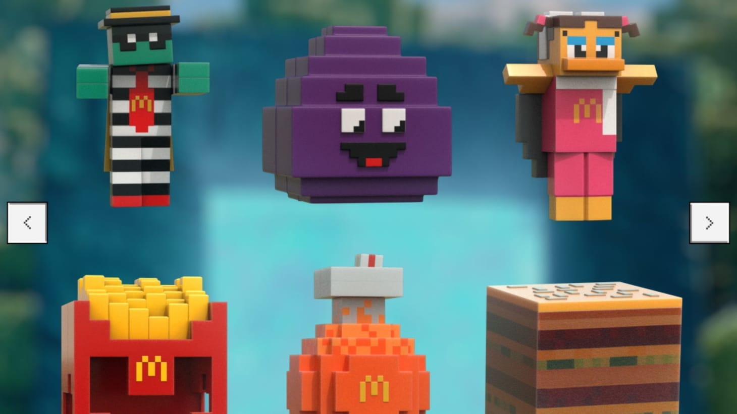 All McDonald's Minecraft Happy Meal toys