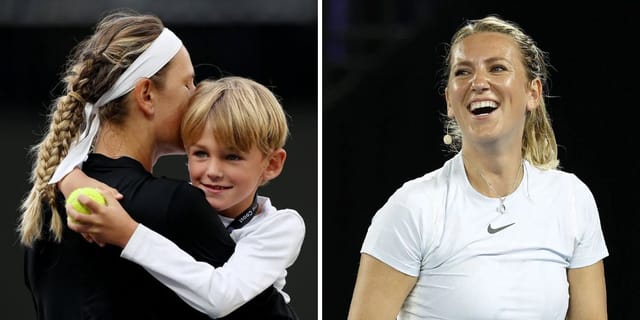 Victoria Azarenka's son Leo steals the spotlight with an appearance on ...