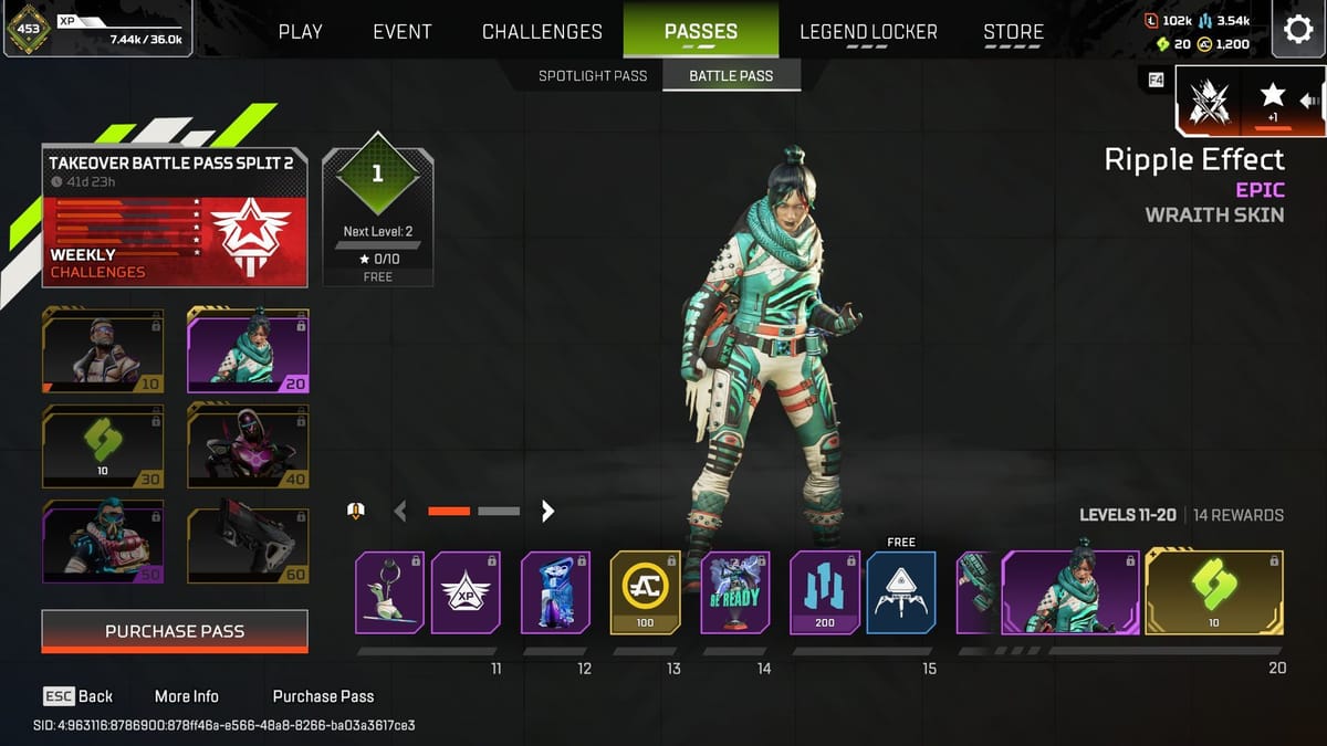 Apex Legends Season 24 Split 2 Battle Pass: All rewards and how to unlock