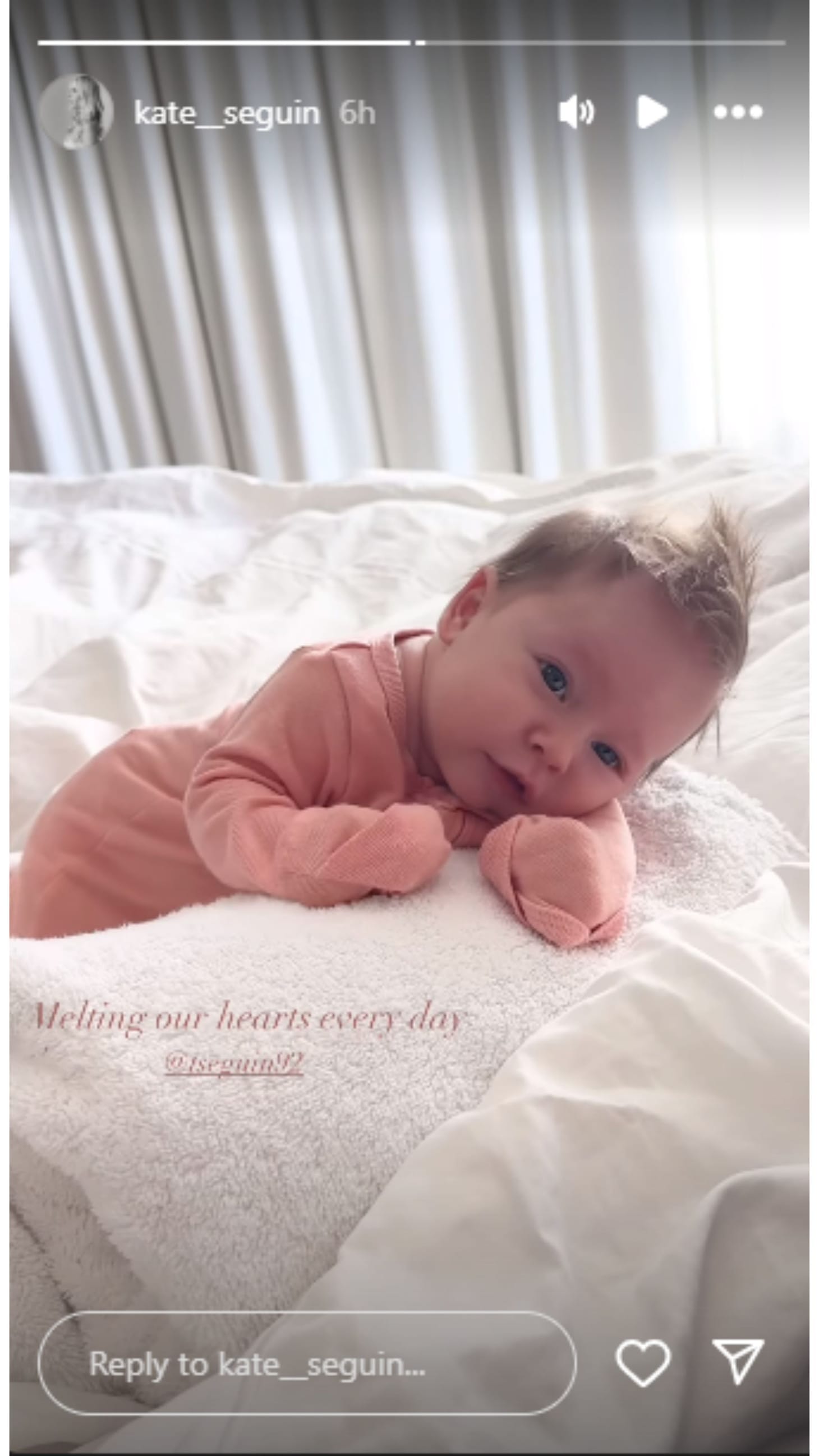 “Birdie is two months today!": Tyler Seguin’s wife Kate shares adorable ...