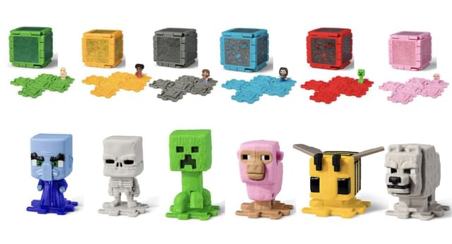 All McDonald's Minecraft Happy Meal toys