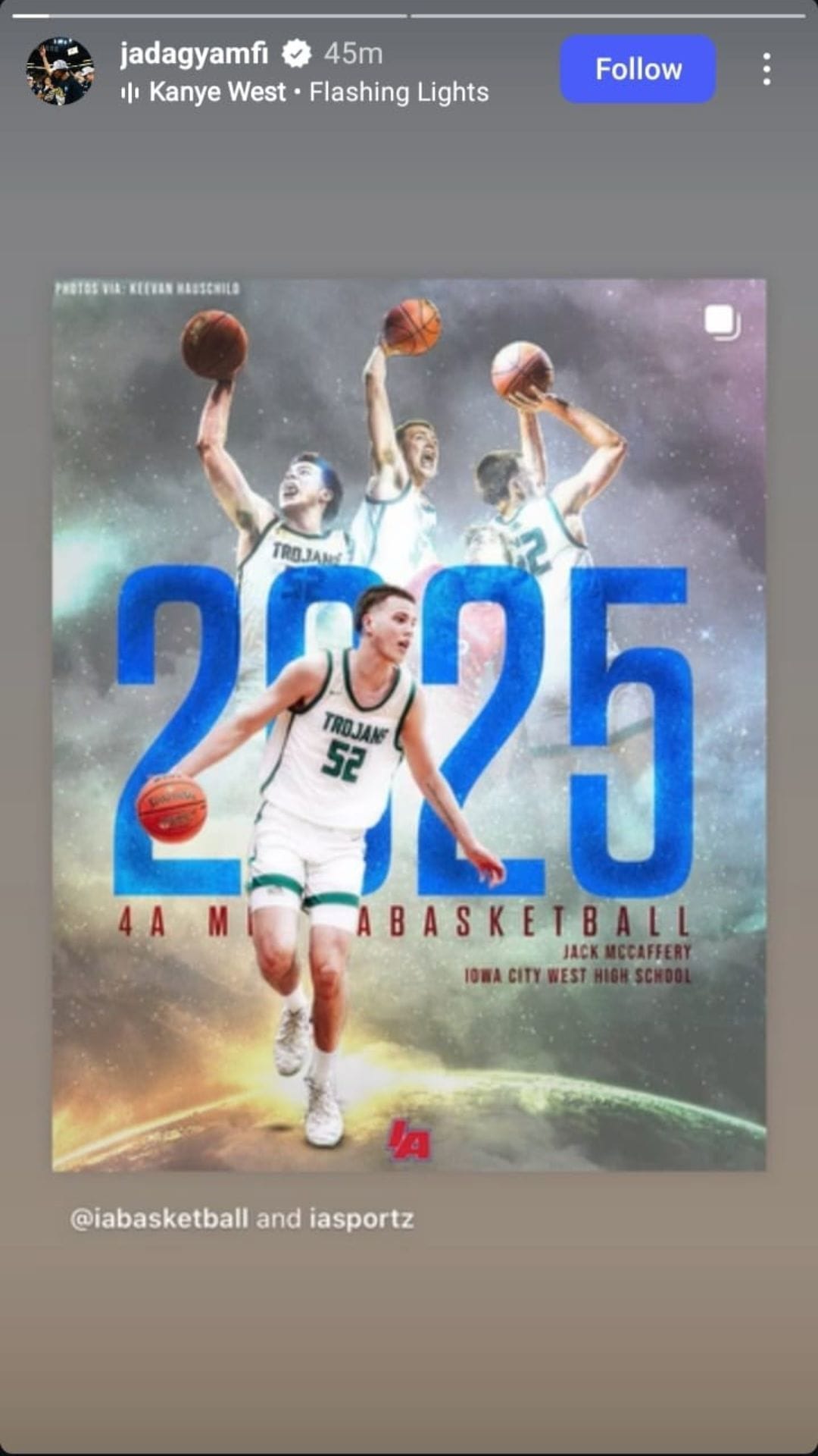 Iowa’s Jada Gyamfi extends support to Connor McCaffery’s brother Jack ...